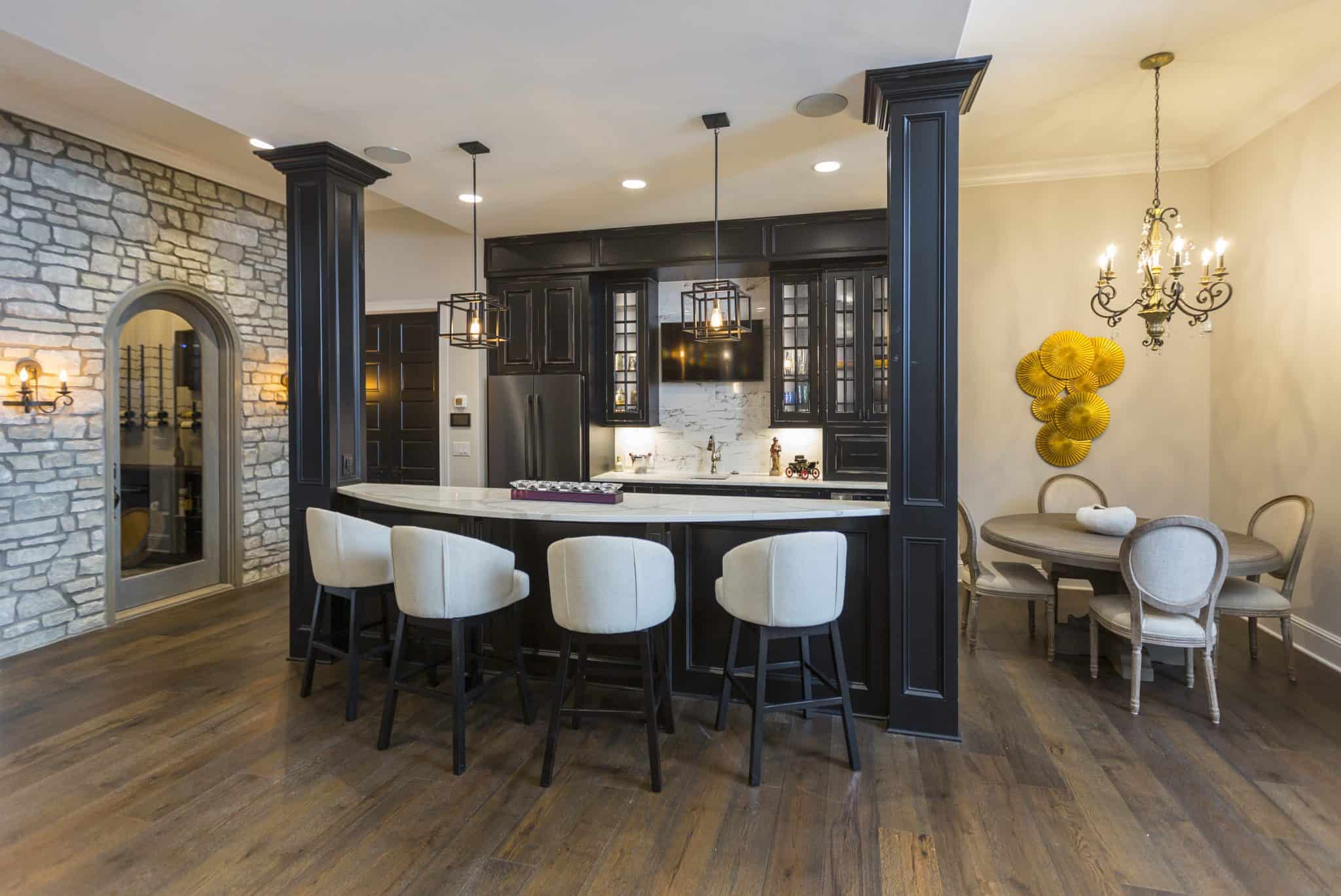 Raise a Glass To an In-Home Bar - Hensley Custom Building Group