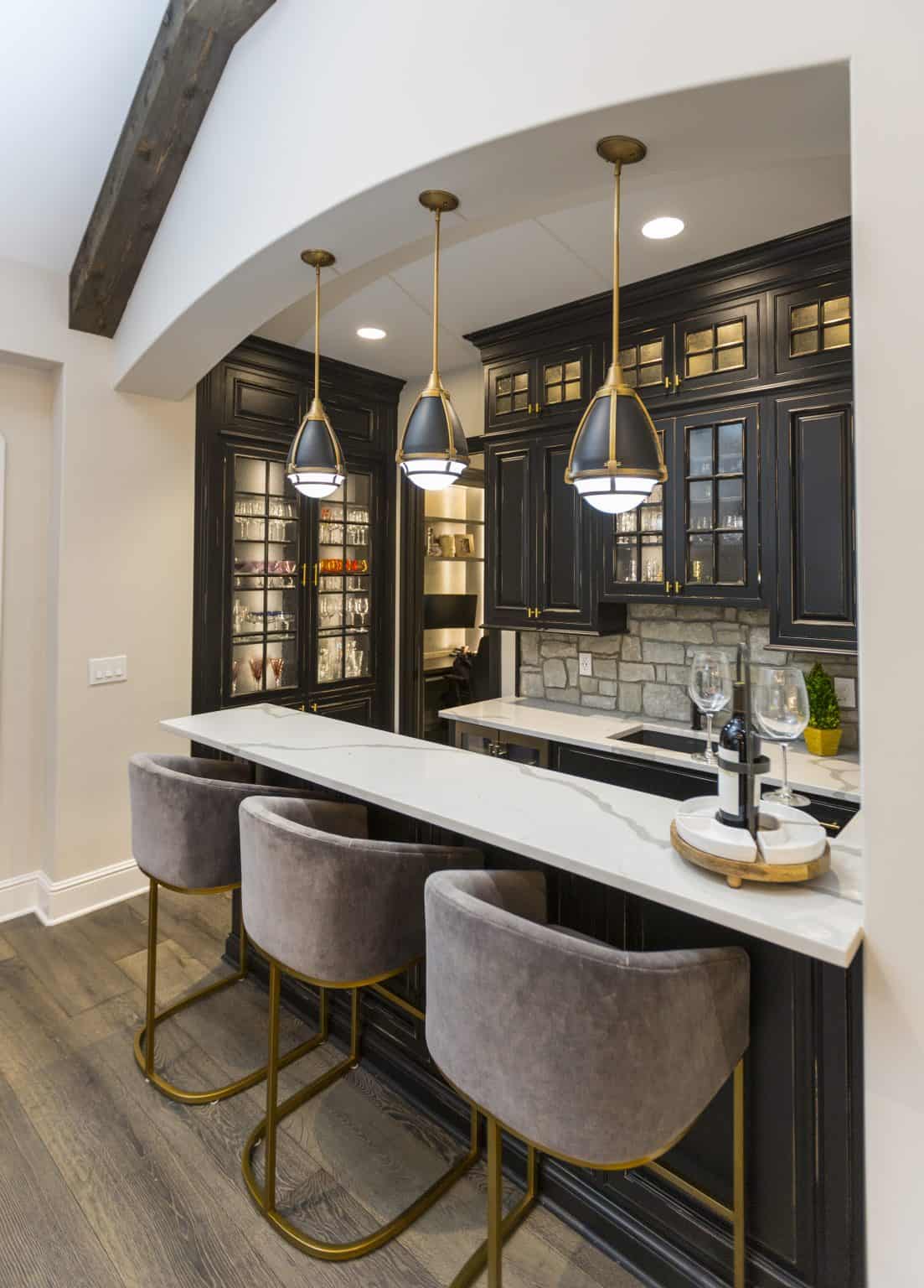 Cheers to Home Bar Design - Hensley Custom Building Group